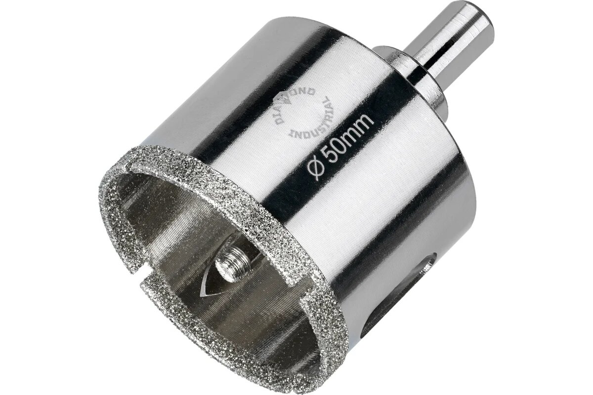 Diamond Industrial DIDCSC050 Алмазная коронка по керамограниту и керамике с центр. сверлом 50 мм