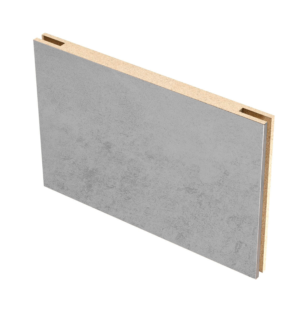 Доборная планка Дера ДТ.15. ЭКШ. БТС, телескопическая, бетонная, серая, 207 см