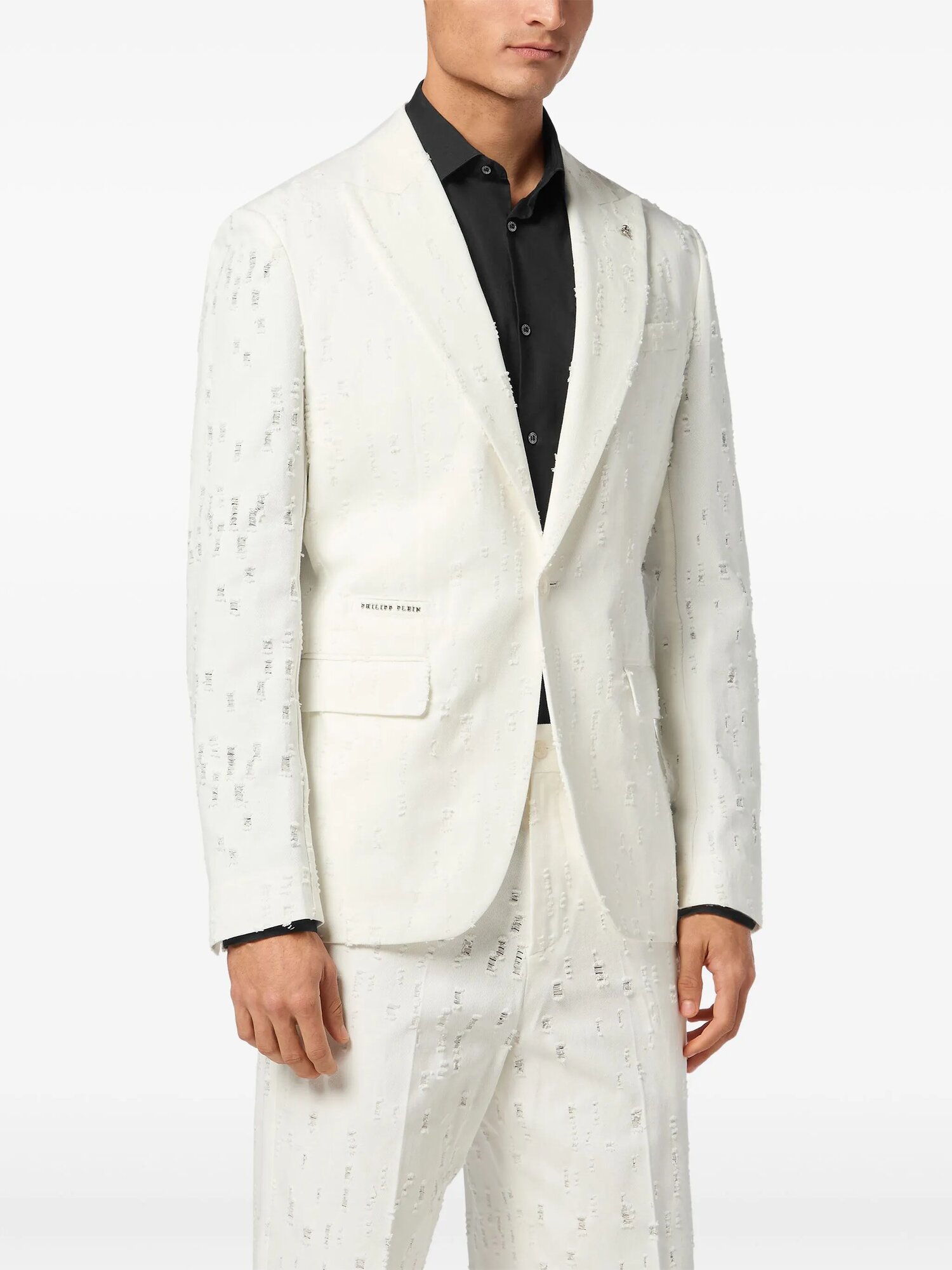 Пиджак PHILIPP PLEIN, размер 48, white — фото 1