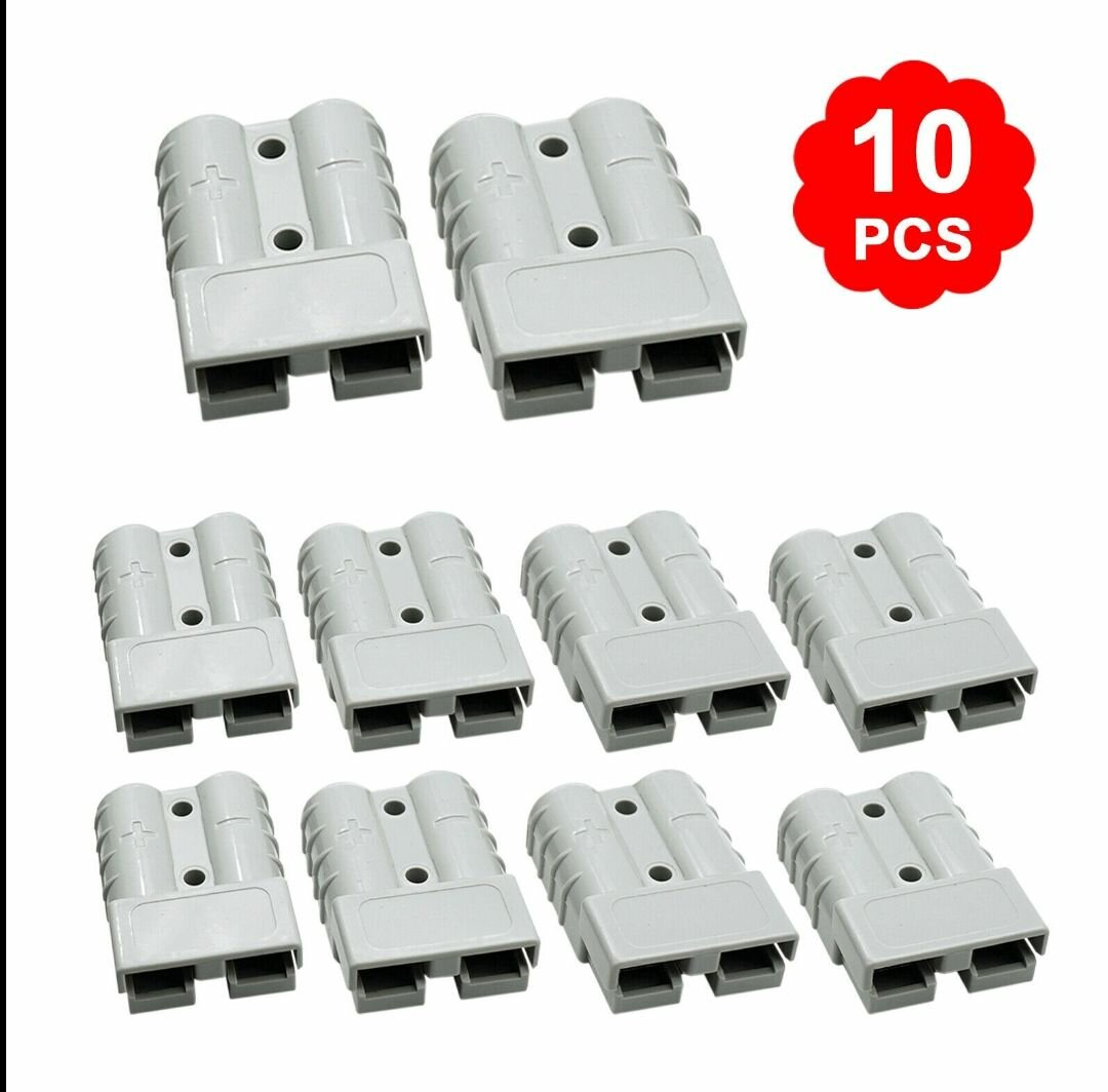 Силовой разъём Sky Electric "Андерсон", надёжность и безопасность, 120A, 2-полюсный, серый, оригинал!