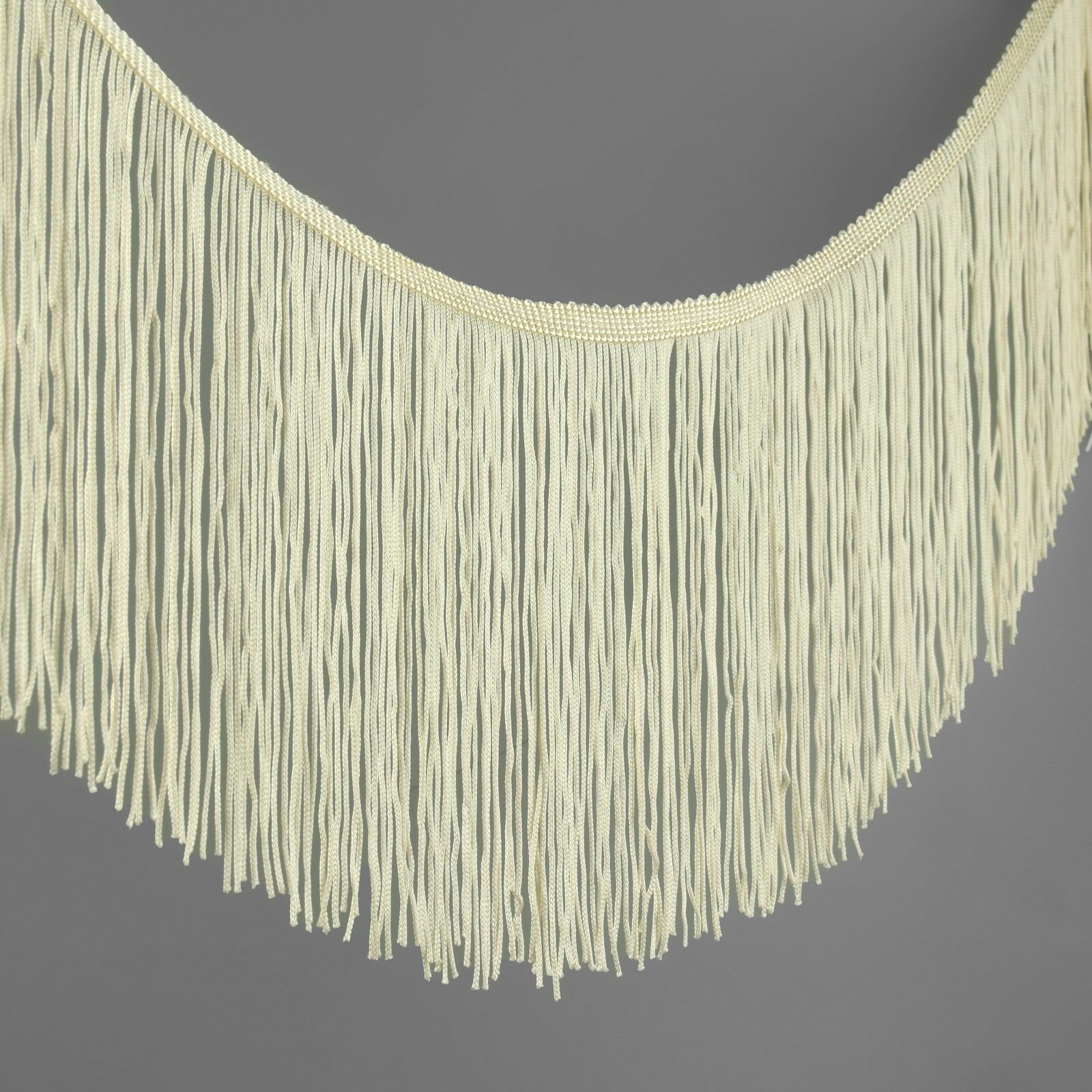 Тесьма декоративная Бахрома , 15 см, 5 0.5 м, бежевая