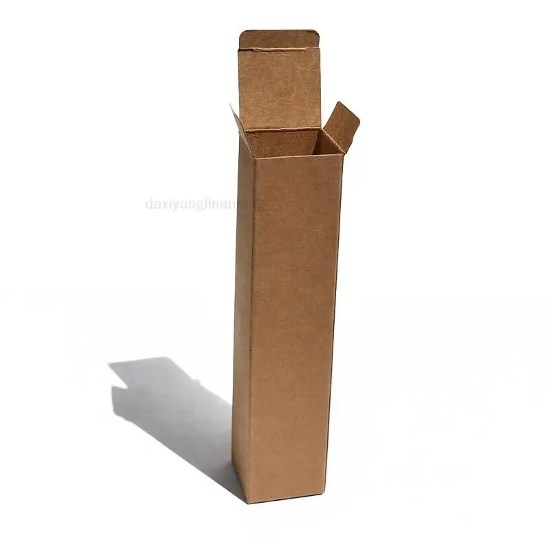 Бумажные коробочки для масла 100 шт. Коричневый, 5ml 2x2x8.5cm