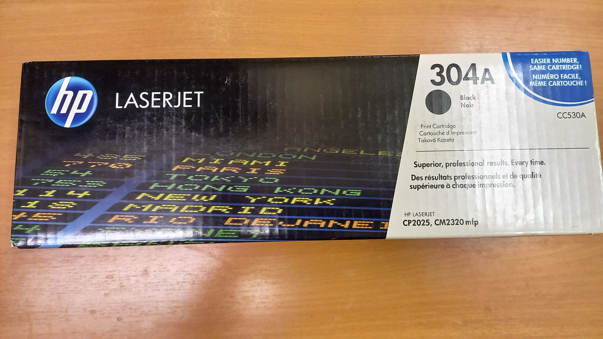 Картридж лазерный HP (CC530A) ColorLaserJet CP2025/CM2320, №304A, черный, оригинальный, ресурс 3500 страниц