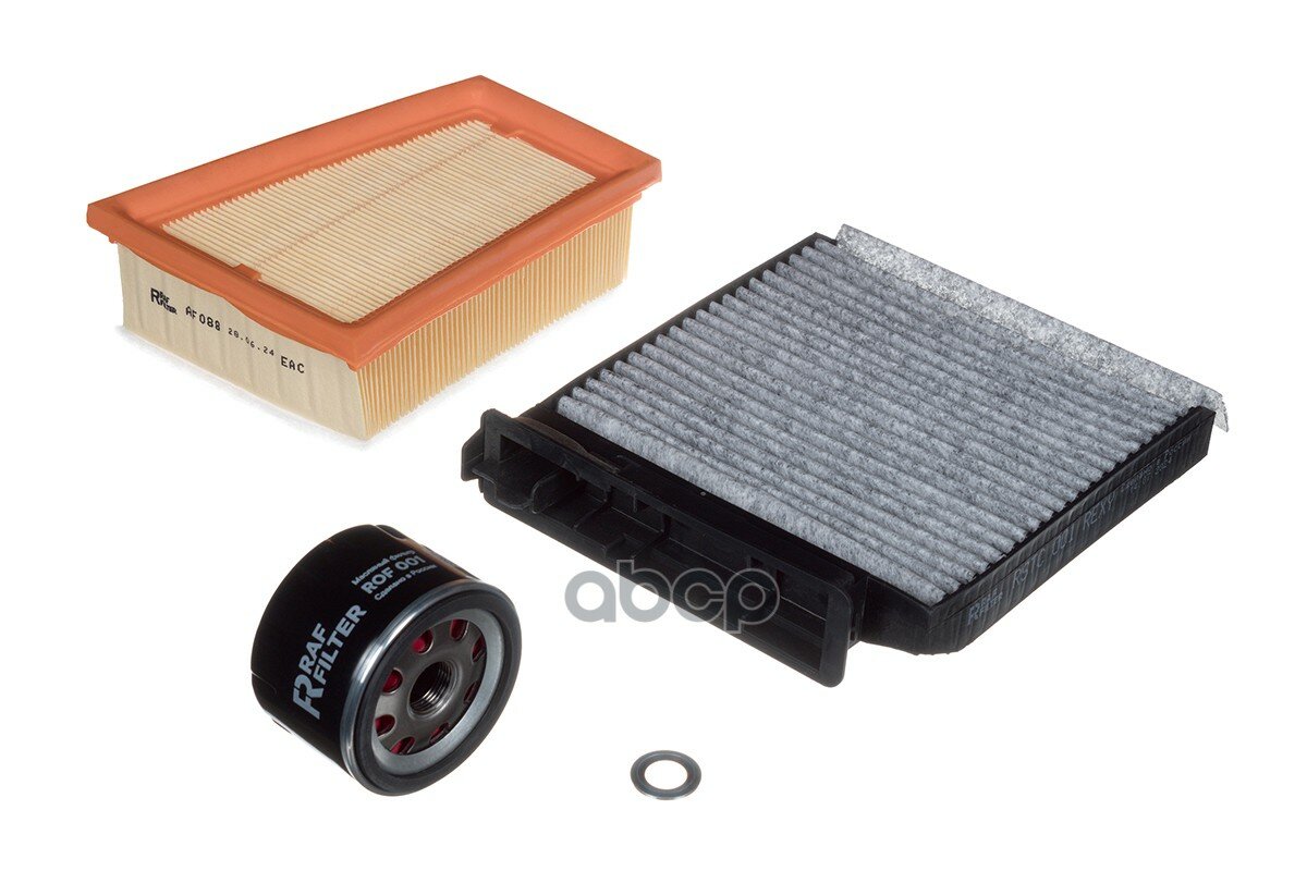 Комплект То Стандарт Lada Largus (K4m), Renault Duster 1 (K4m), Renault Logan 1 (K4m) RAF FILTER арт. RT008S