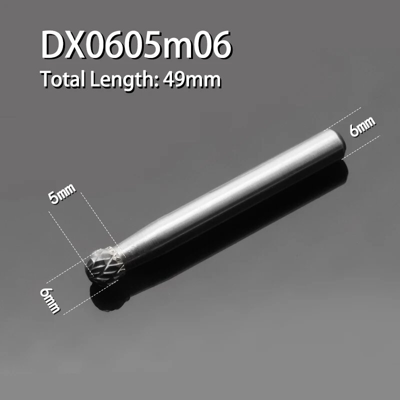Шлифовальная головка DX0605M06, 6x5 мм, 49 мм