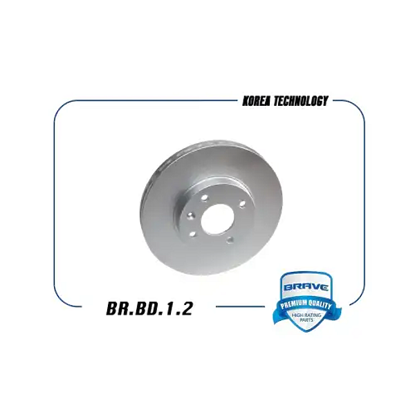 BRAVE BRBD12 диск тормозной aveo t300, cobalt, ravon r4 17- r14 +abs 256mm