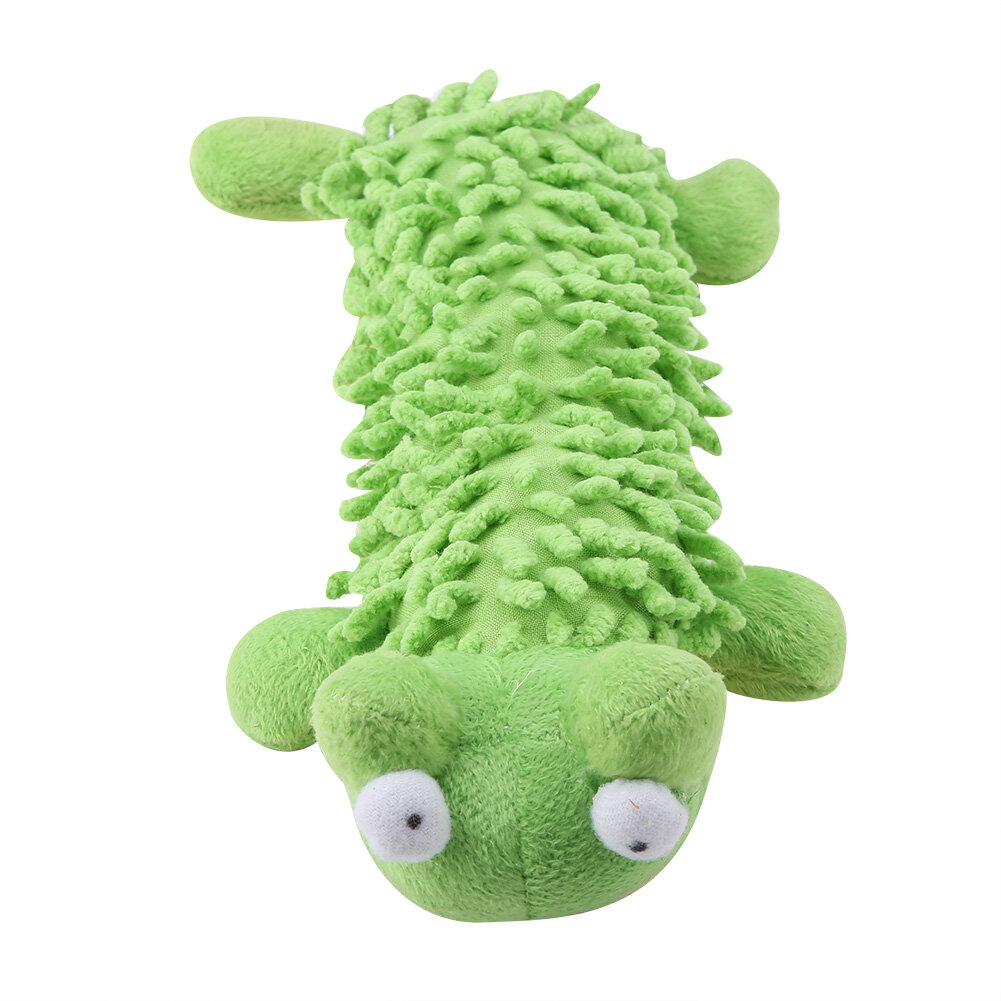 Dog Cat Chew Toy Pet Plush Funny Training Tool Pet's Best Friends Green