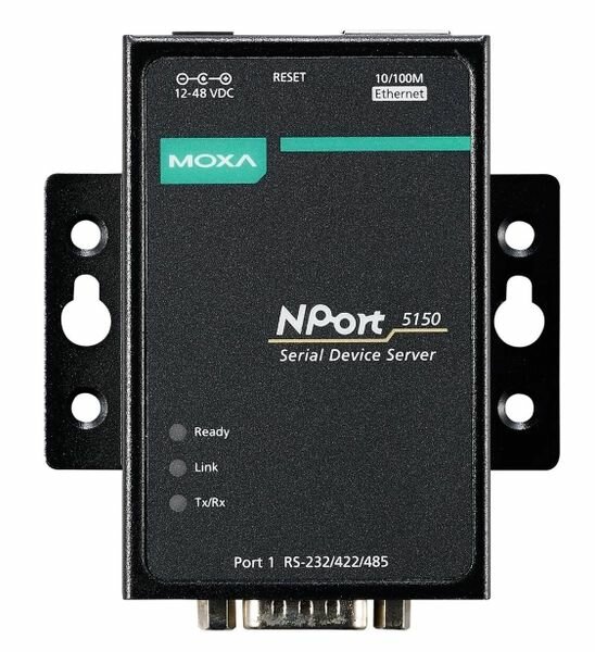 Преобразователь MOXA Nport 5150, 1-порт RS-232/422/485 в Ethernet