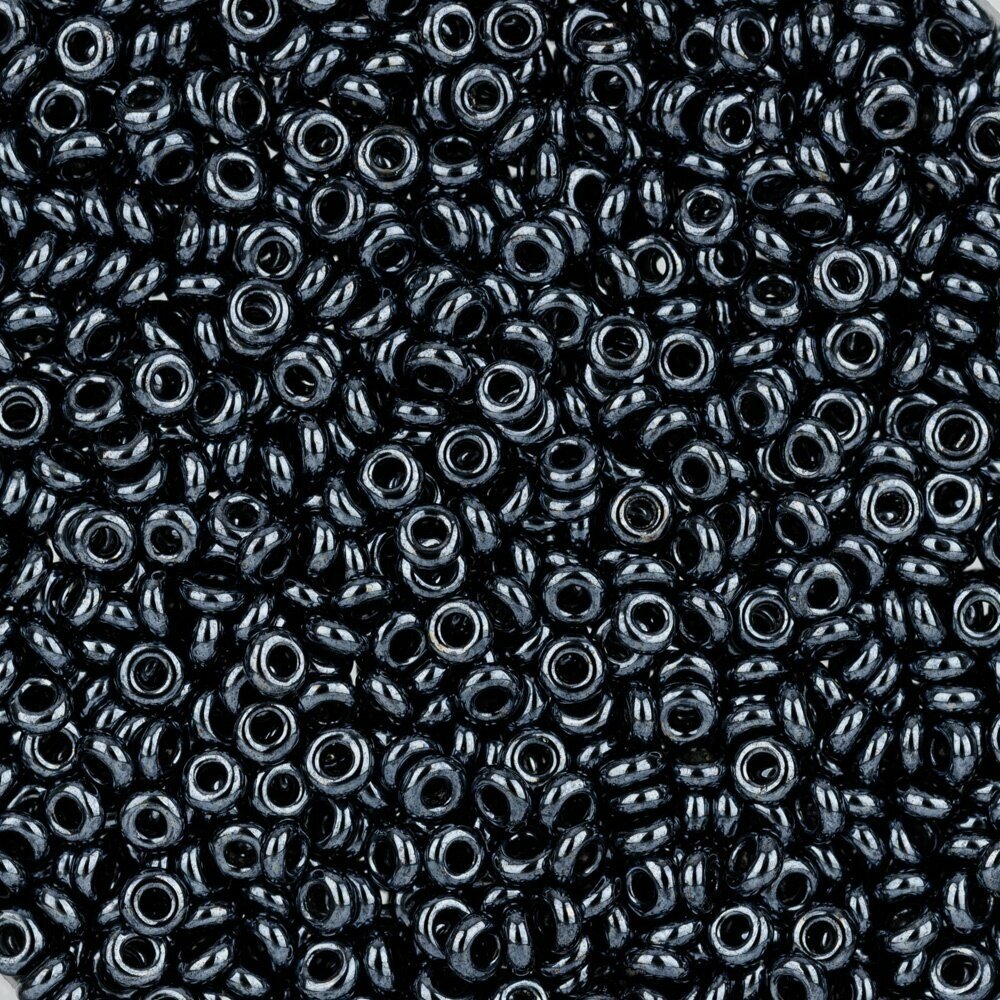 Бисер TOHO 11/0, Demi, №2, 2,2 мм, 5х5 г, №0081, темно-серый