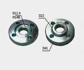 Гайка зажима диска УШМ универсальная (4 отверстия) М14