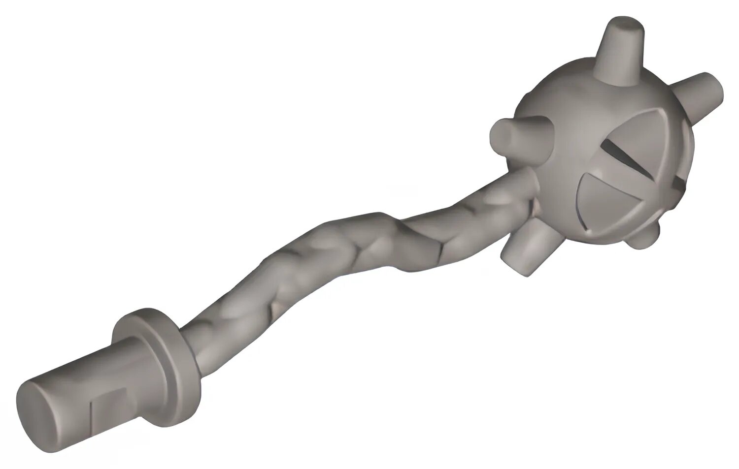Деталь LEGO Булава Lego 59232 Weapon Spiked Flail / Mace U Flat Silver