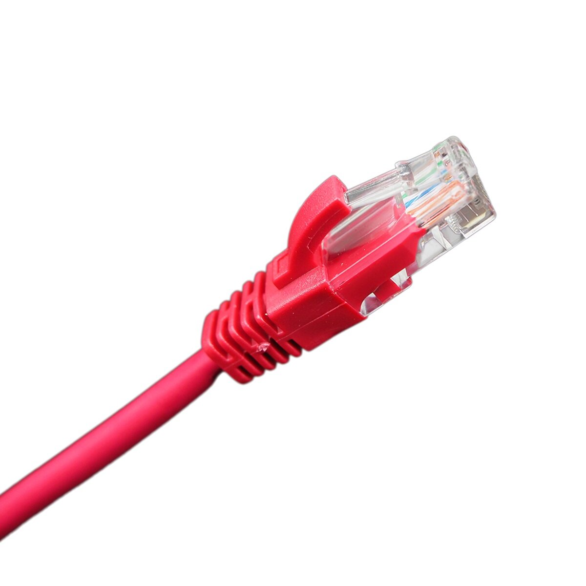 Шнур комм. BNH, кат. 5е, неэкр, U/UTP, RJ45/RJ45, 100 МГц LSZH, AWG24 0.15м, красный