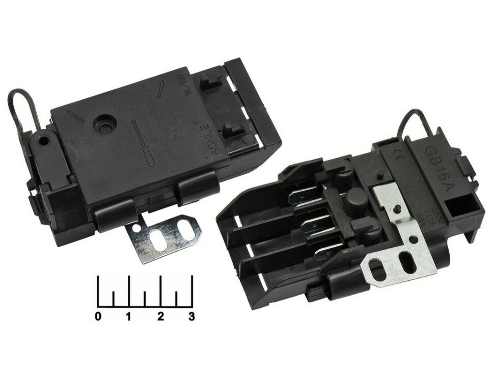 Колодка клеммная для электроплиты Gefest/Haier/Goreme 400V 16A T125 GB16A (1014573)