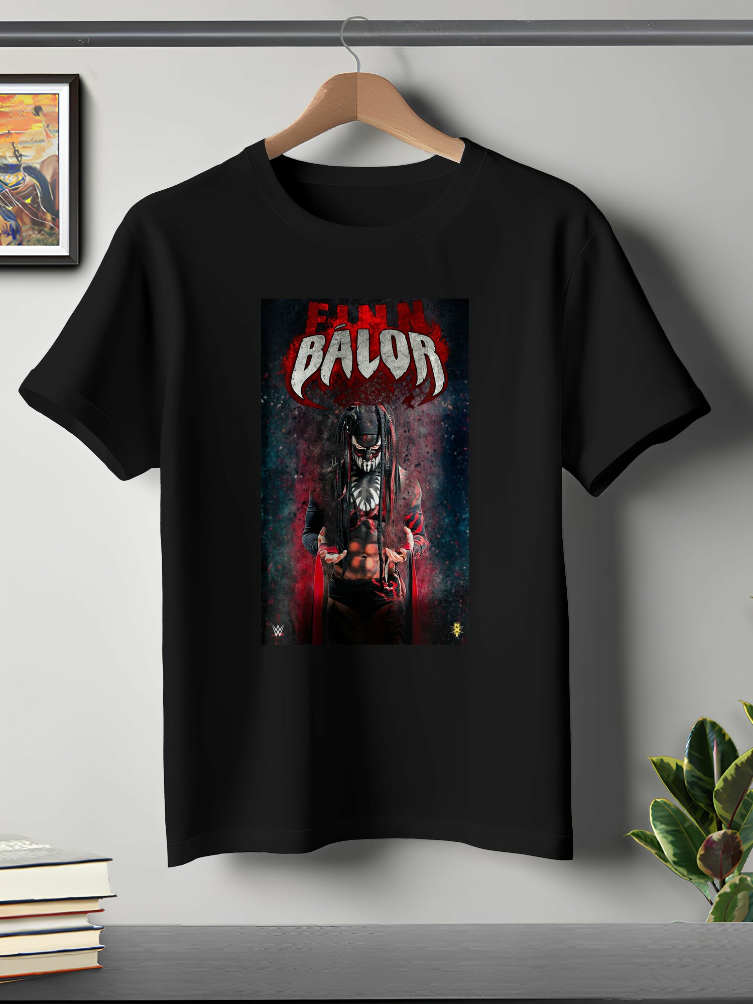 Футболка  Детская ONEQ 122 (7-8) размер с принтом Фин Балор, черная