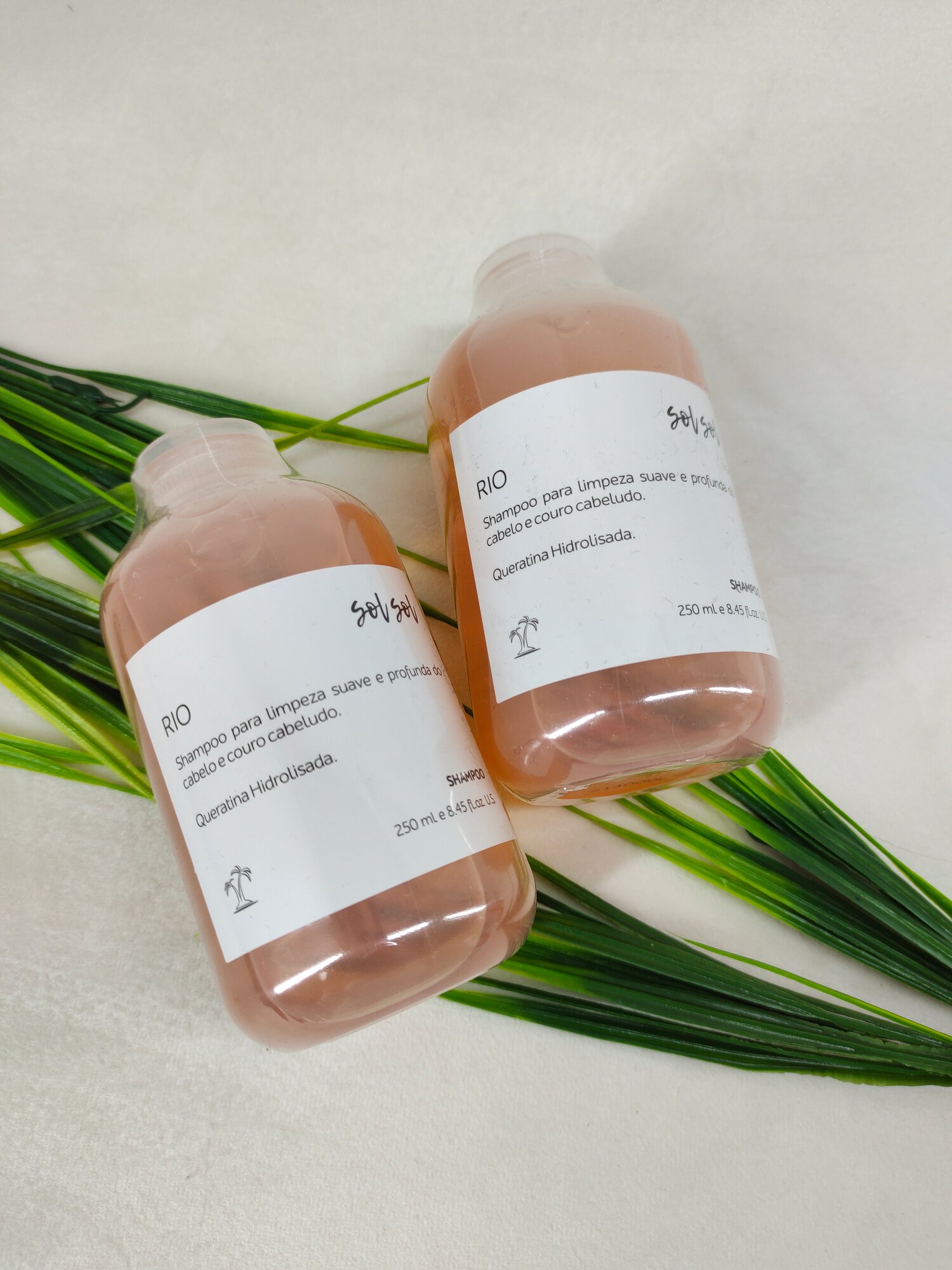 Шампунь 2 шт с гидролизованным кератином Sol Sol Rio 250 мл 2 шт