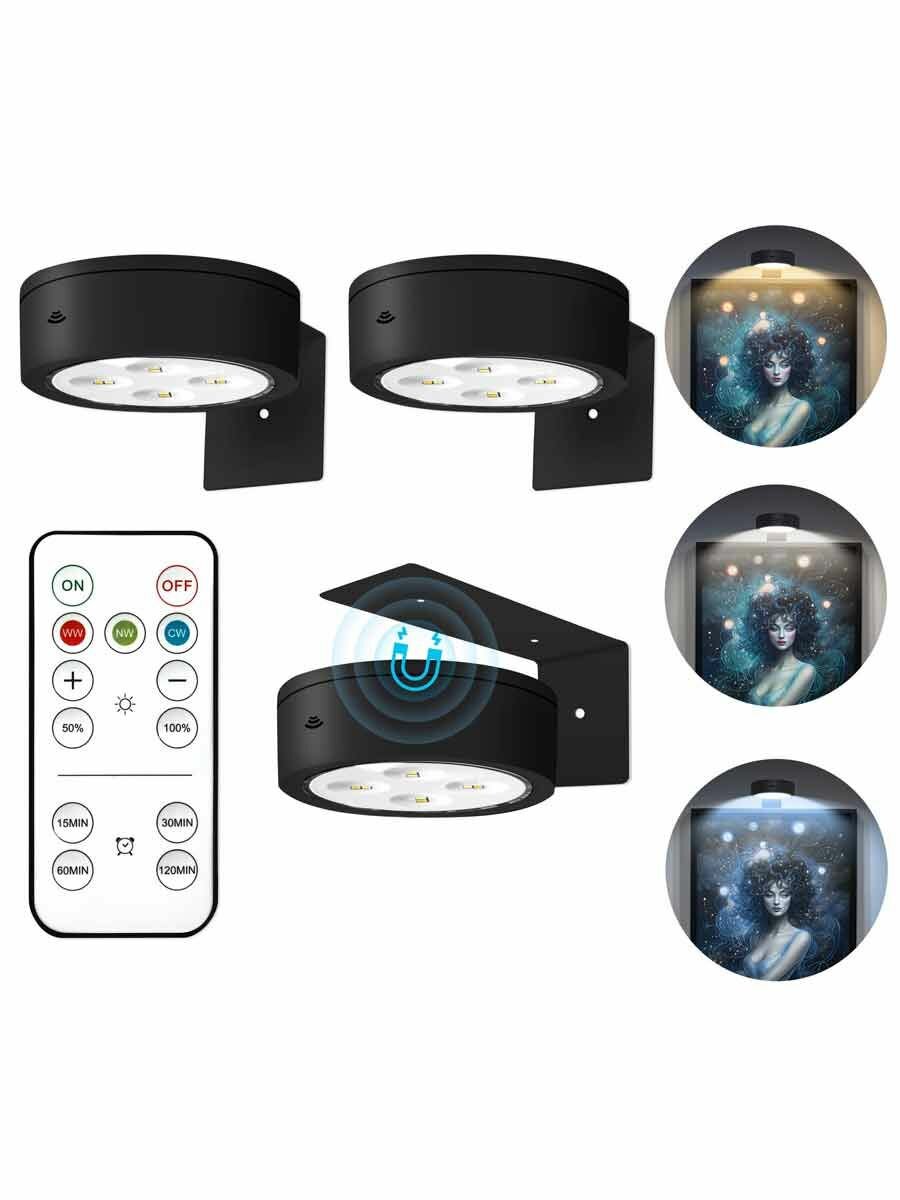 Подсветка изображения на батарейках из 3шт