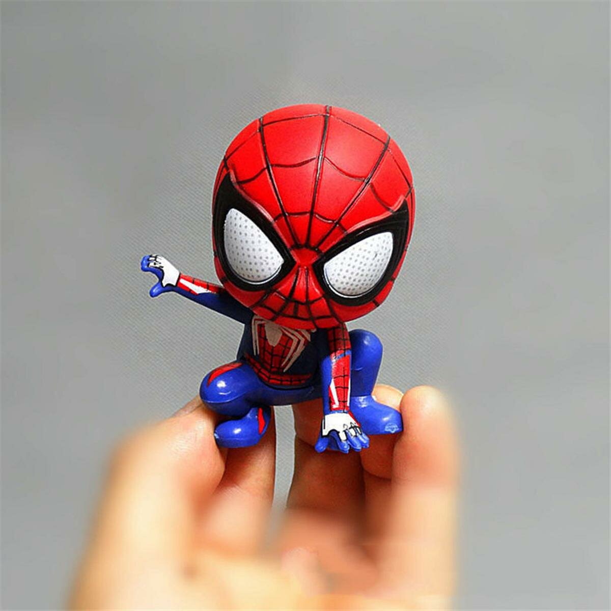 8 см Disney Spiderman ПВХ Фигурки Игрушка Мультфильм Аниме Marvel Hero Модель Кукла Милый Kawaii Childer Детские Игрушки