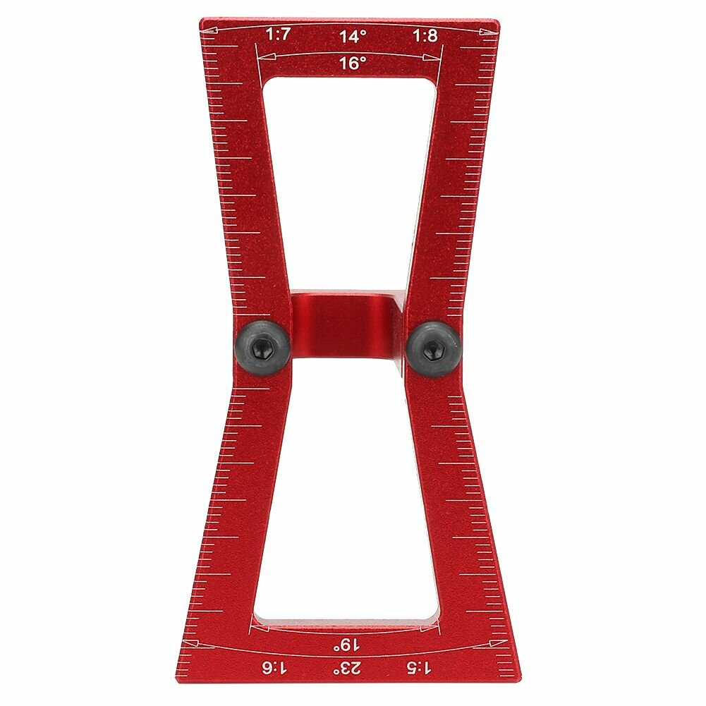 1:5-1:7 и 1:6-1:8 Инструмент-маркер для древесины, линейка ласточкин хвост , красный, руководство по деревообрабатывающим соединениям для легкой маркировки и точной разметки