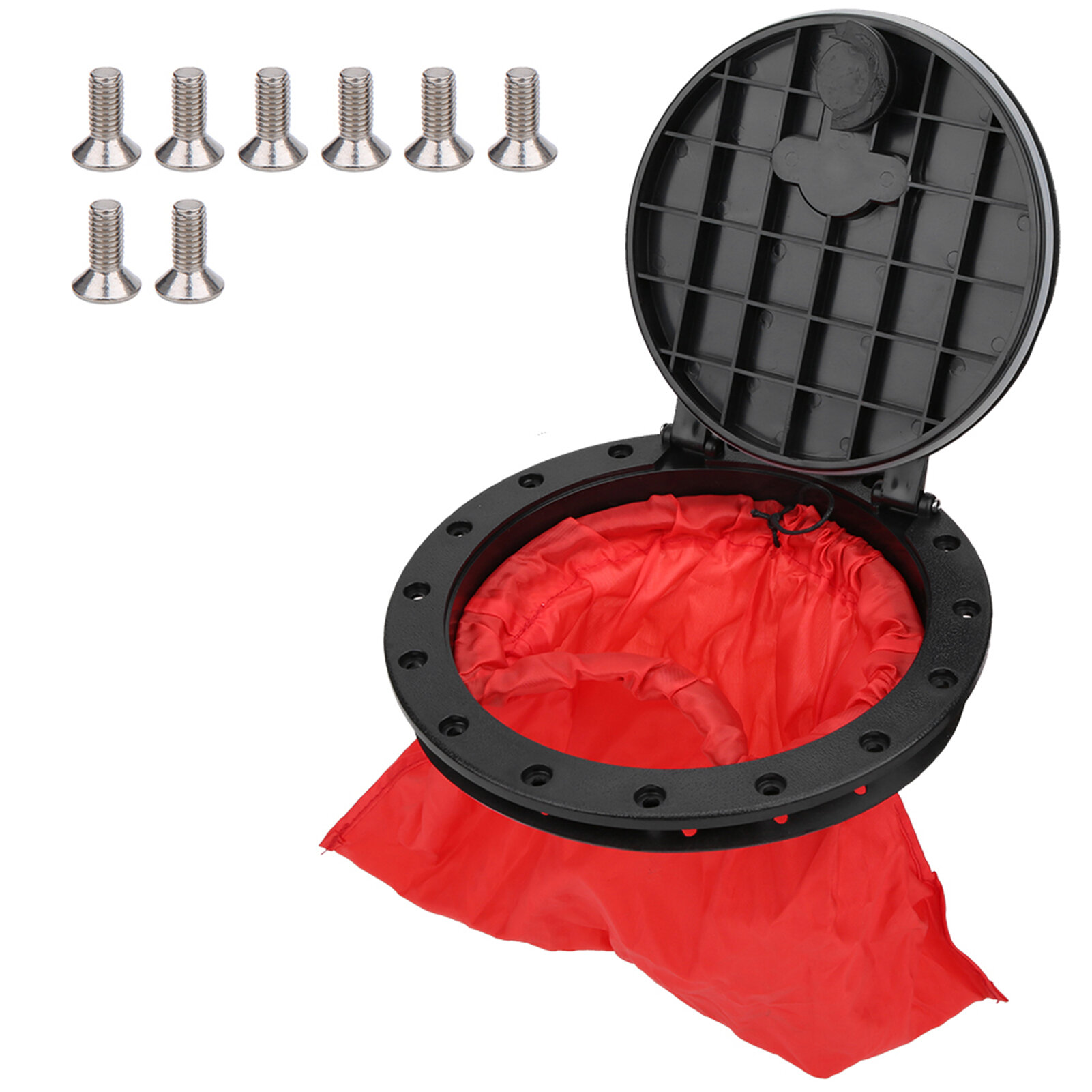 Круглая водонепроницаемая крышка люка для лодки, аксессуары для каяка с сумкой для хранения, 8 дюймов.