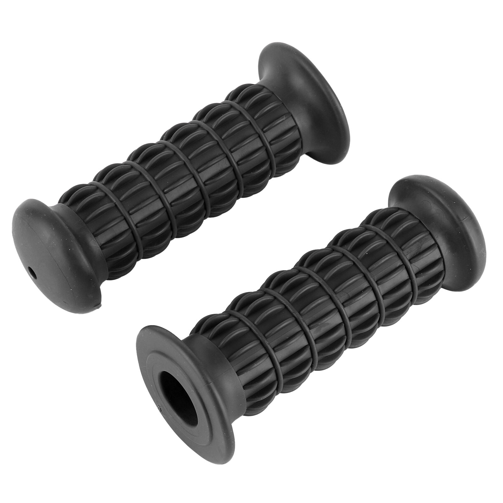 Ручки грипсы мотоциклетные резиновые универсальные, черные