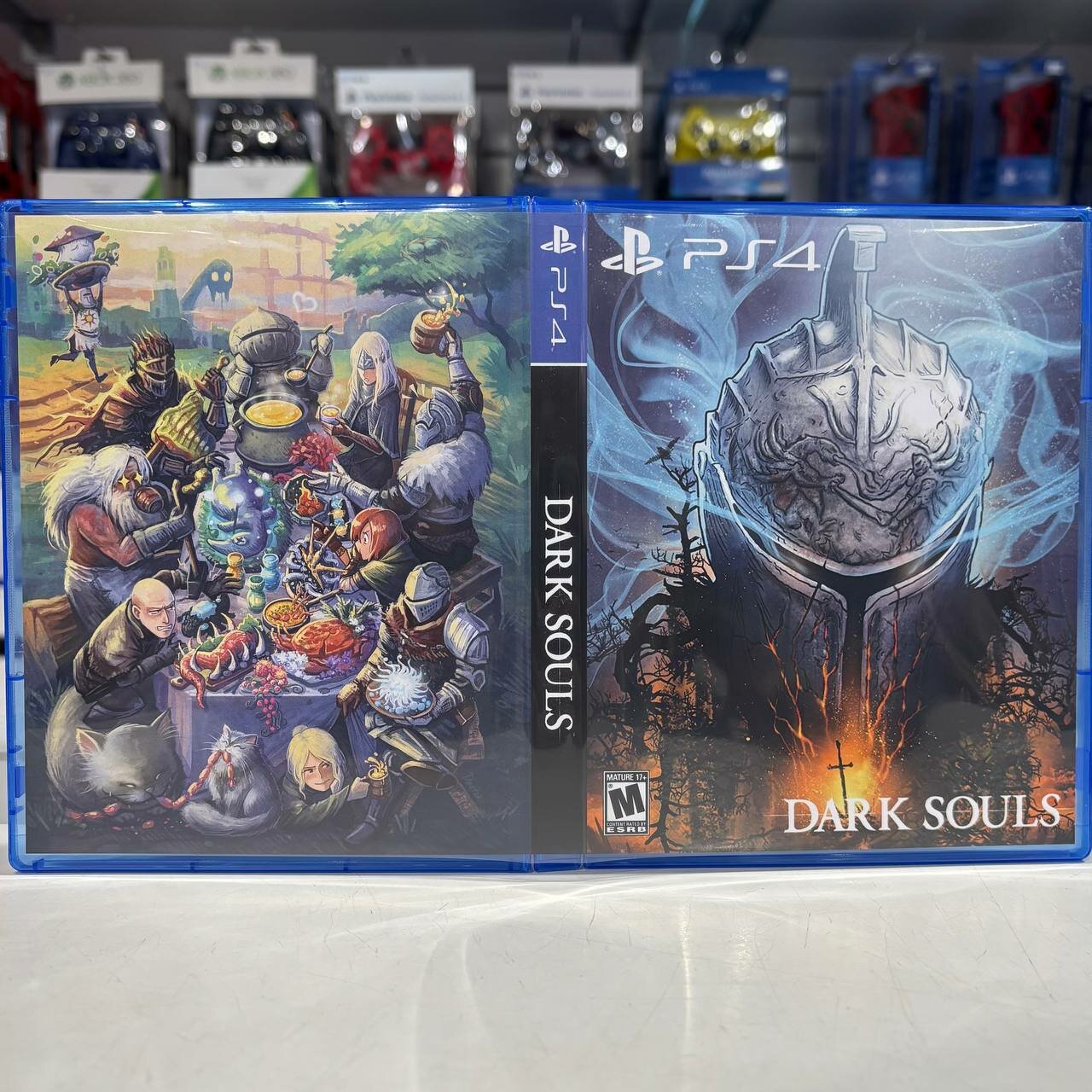 Игра "Dark Souls" PS4 - Кастомная обложка для диска №3