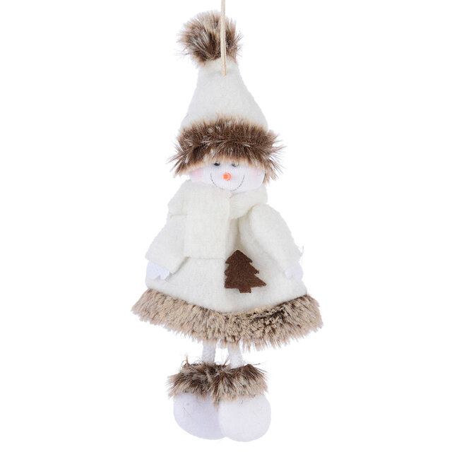 Елочная игрушка Снеговик Виллоу 13 см, подвеска, Kaemingk, 902444-1
