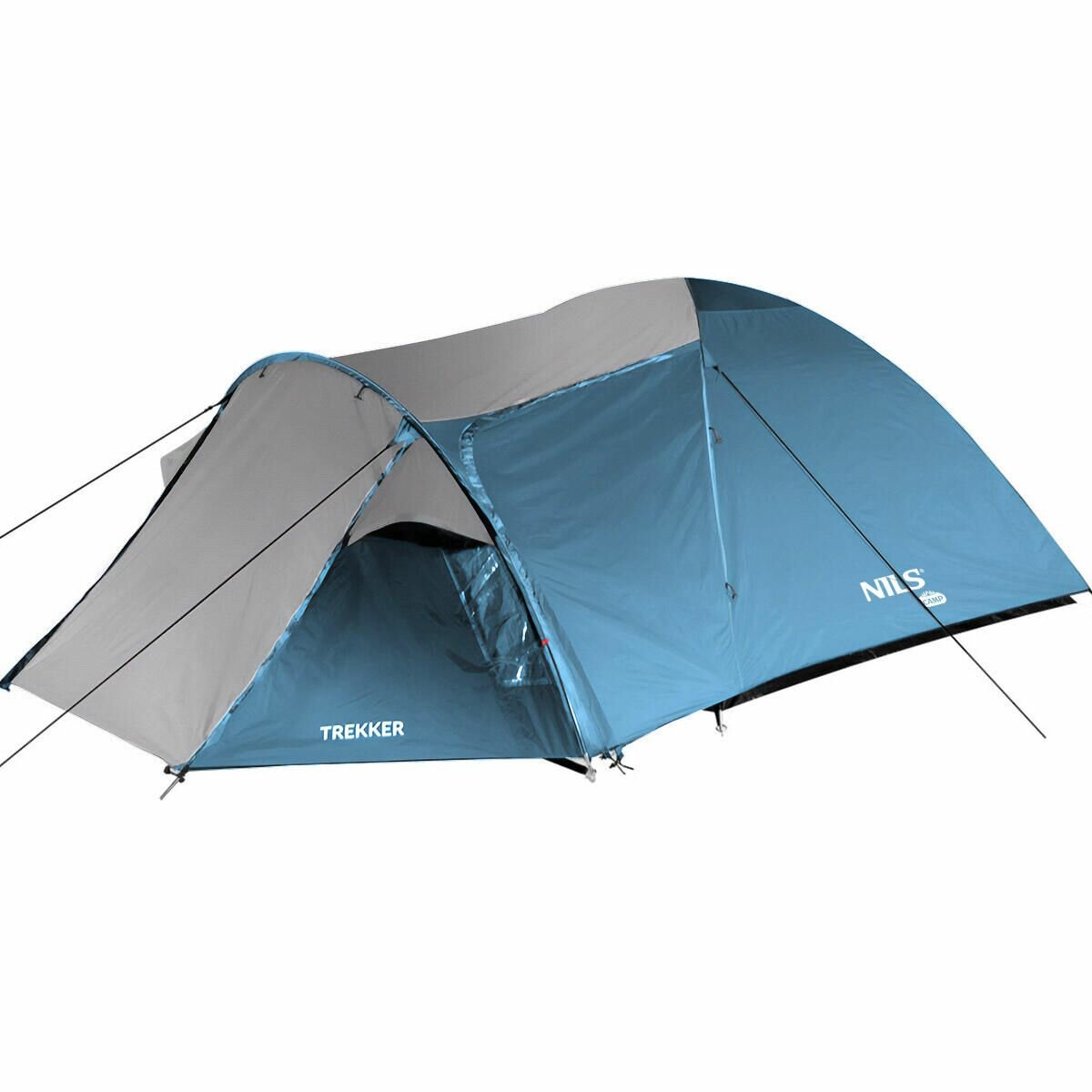 Кемпинговая палатка Nils Camp Trekker NC6012, Decathlon, Цвет: Синий / Серый, Размер: 4 человека