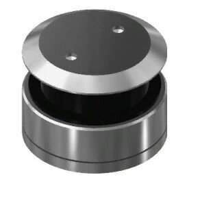 Точечный стеклодержатель из нержавеющей стали для стекла 8-12 мм , с отступом от стены 5-10 мм,1 шт.