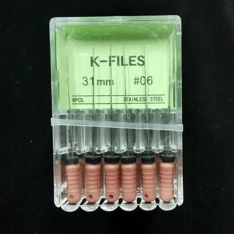 Эндофайлы K-Files 31 мм #06, 6 шт.