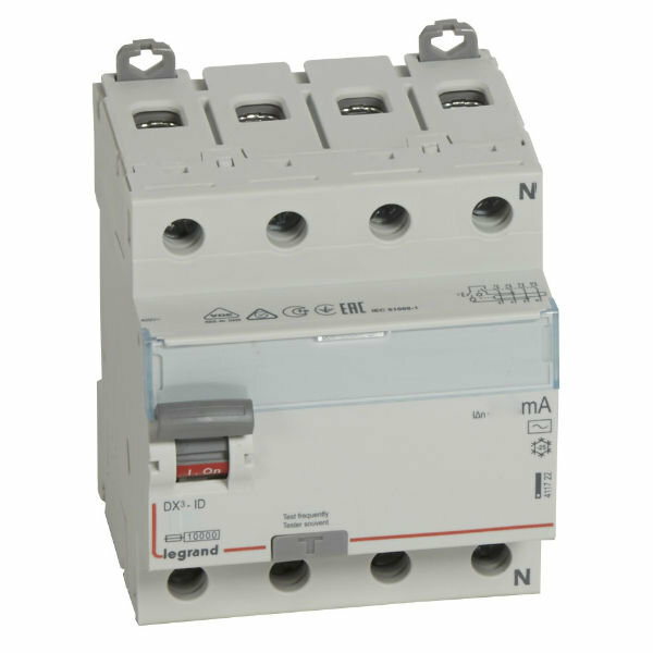 УЗО Legrand DX3 тип AC 4П 40А 300мА