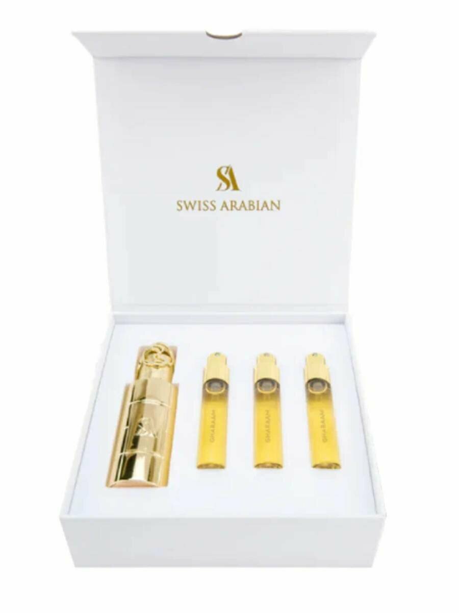 Парфюмерный набор Женский Swiss Arabian Heritage Rose 01: п/вода 10мл (edp), 3 сменных флакона (refill) по 10мл