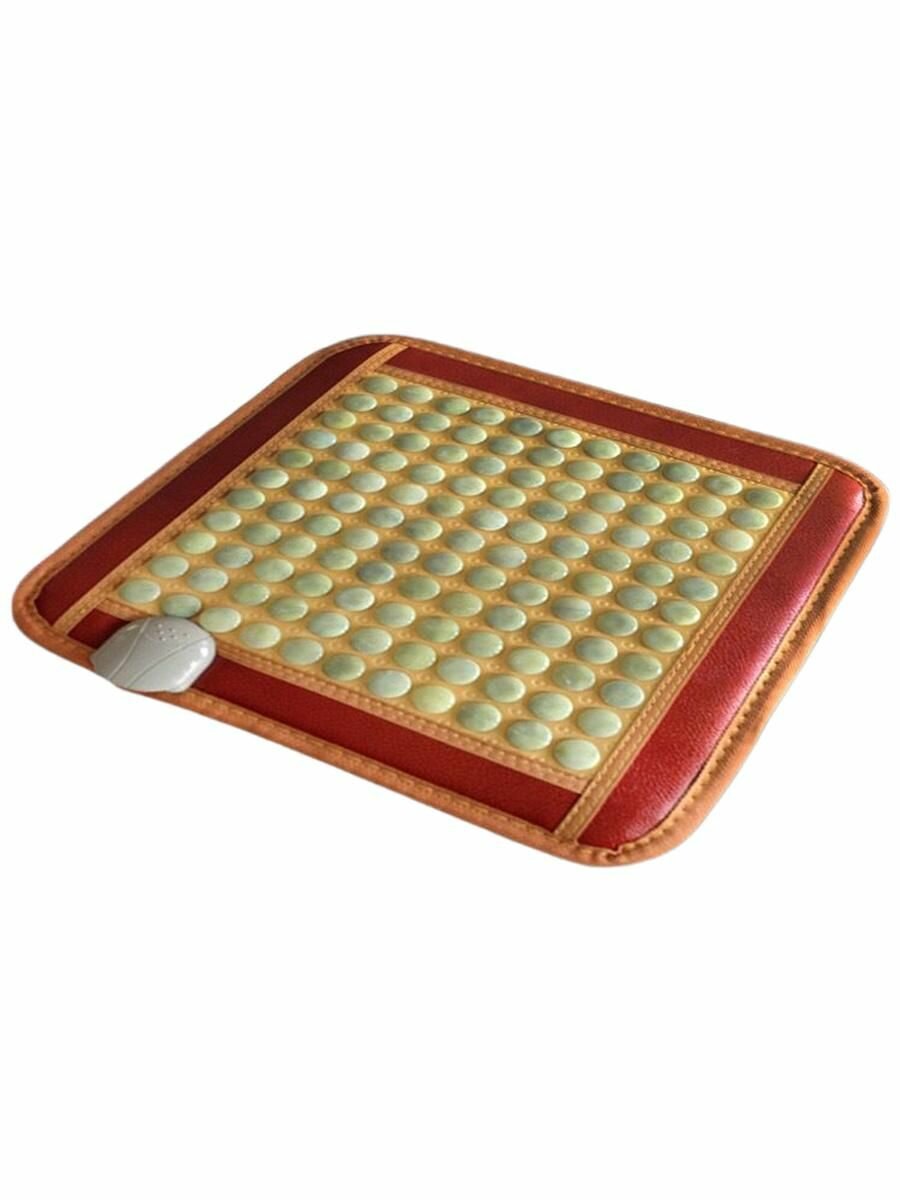 Турмалиново-нефритовый коврик, 45х45см, тепловой от 30 до 70 градусов, подарок для офиса ANILUX.