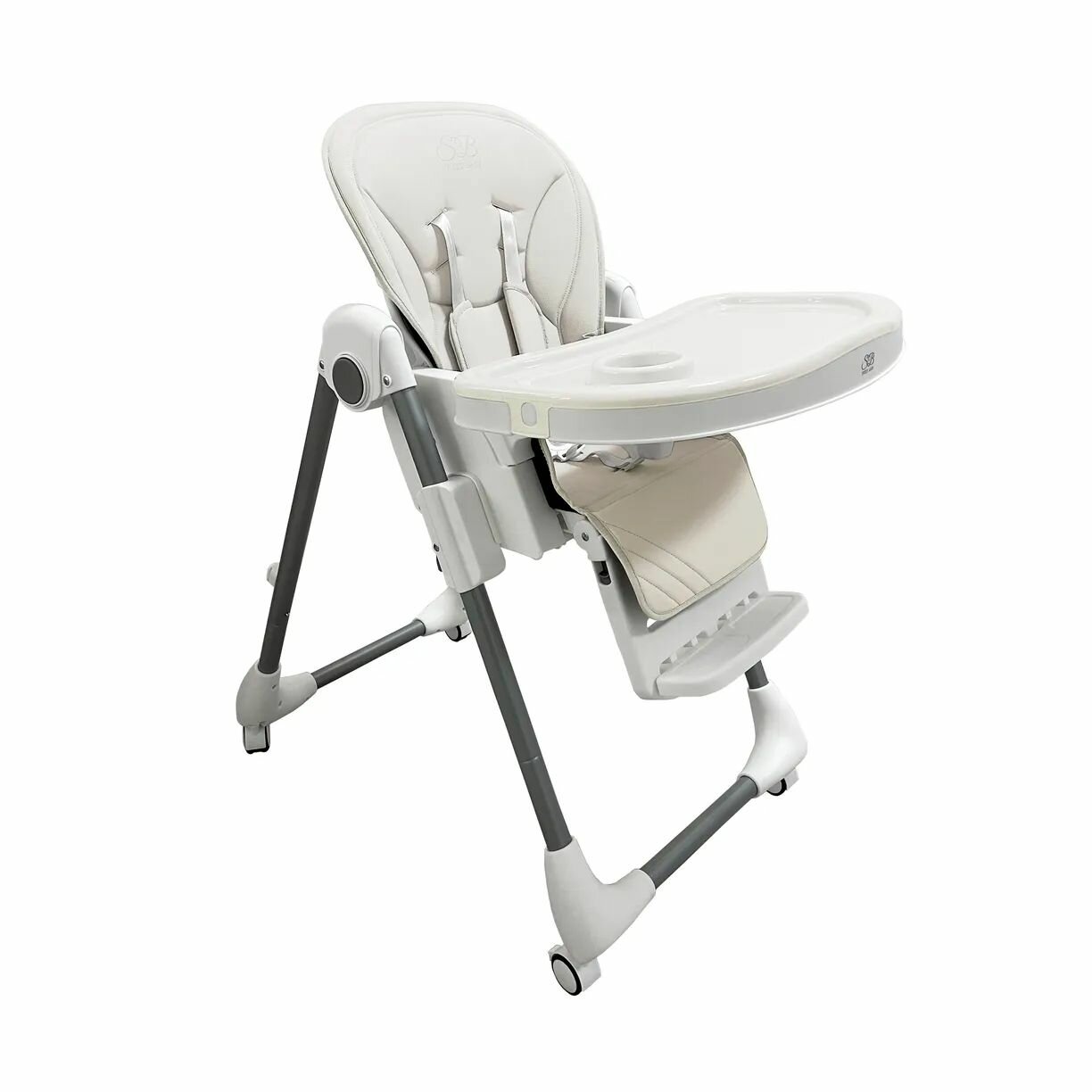 Стульчик для кормления SWEET BABY Roma, от 6 месяцев до 3 лет, белый