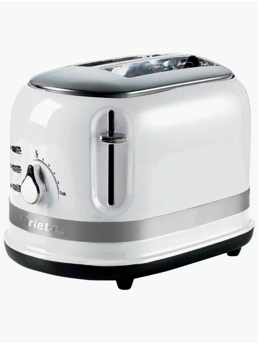 Тостер Ariete Moderna, 6 уровней поджаривания, подогрев и разморозка, белый
