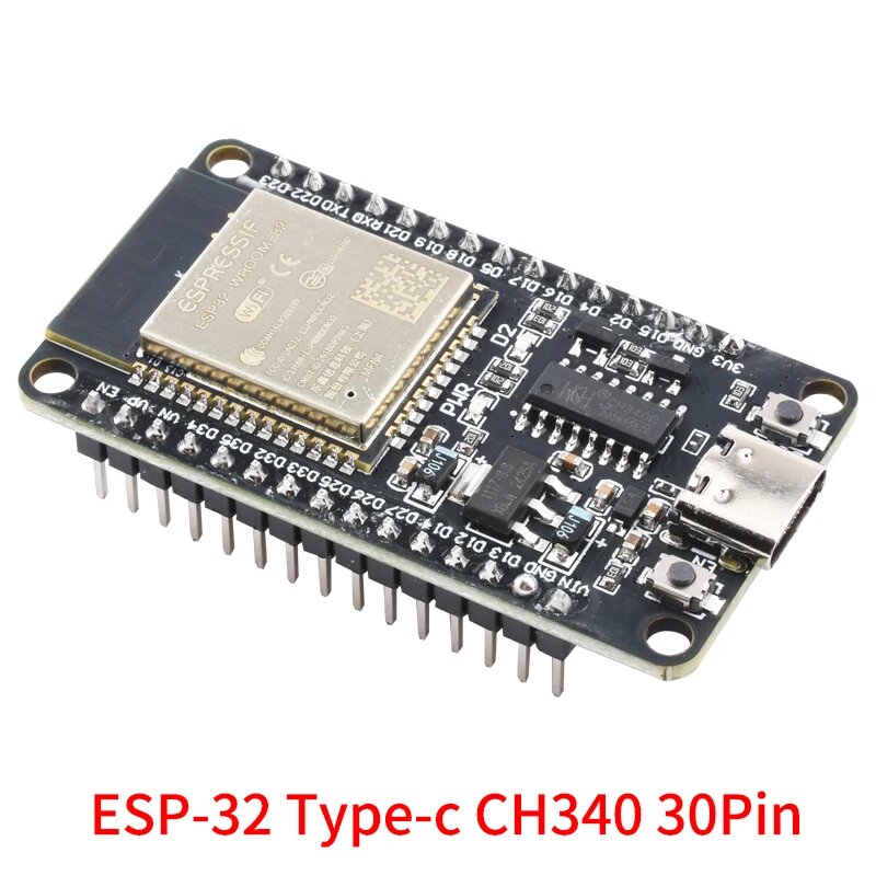 Плата разработки Snvi ESP32 CP2102 TYPE-C/MICRO USB WiFi+Bluetooth со сверхнизким энергопотреблением, двухъядерный ESP-32S ESP32-WROOM