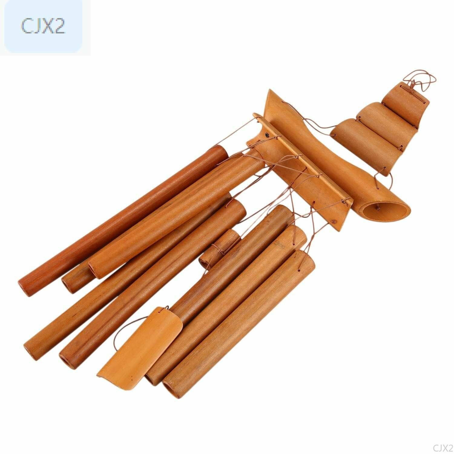 Бамбуковый перезвон ветра ручной работы натуральный домашний декор открытый двор колокольчик ветра-CJX2