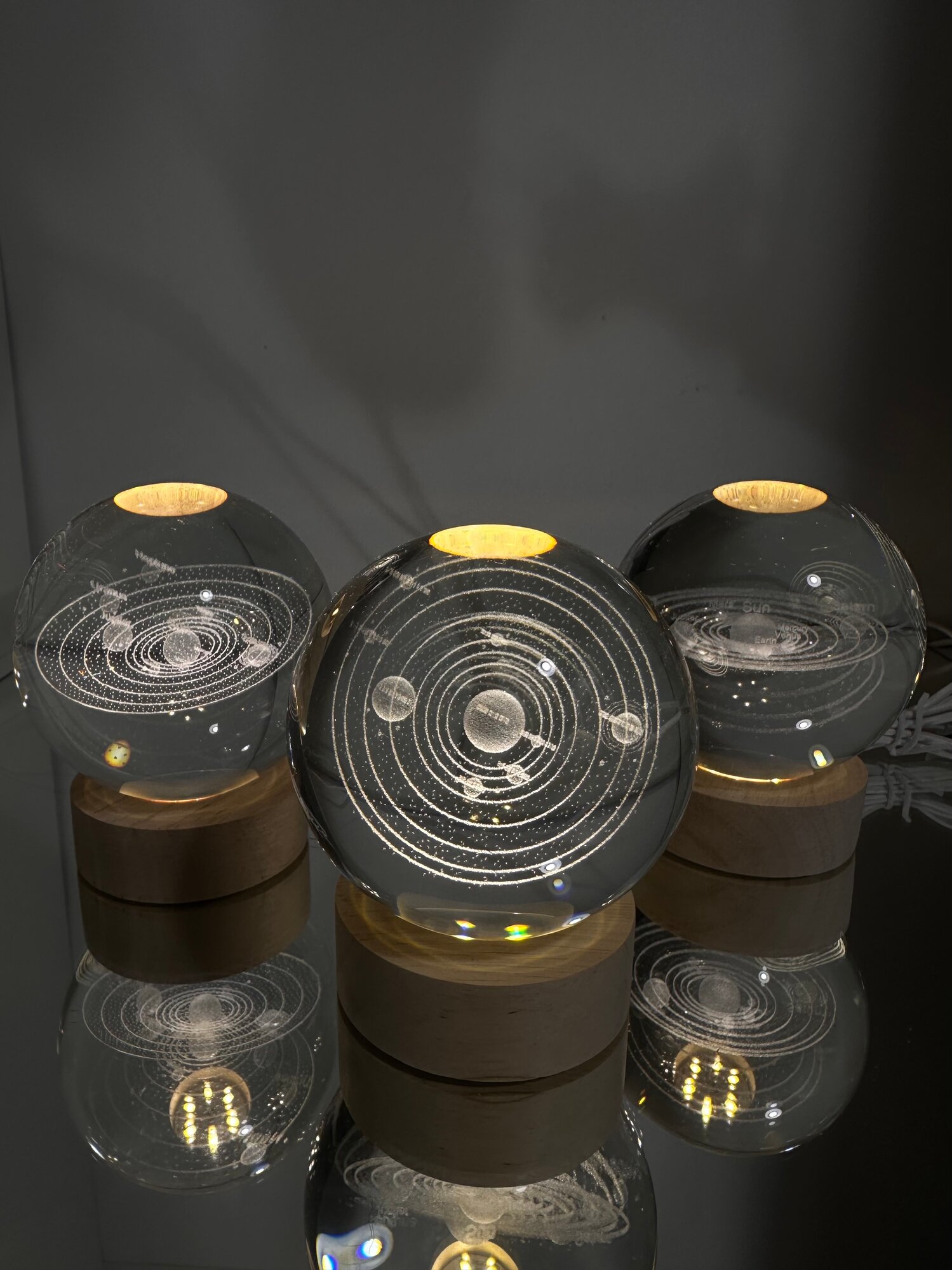 Ночник Ermiy "Система планет", 3W, USB, теплый белый свет, IP20