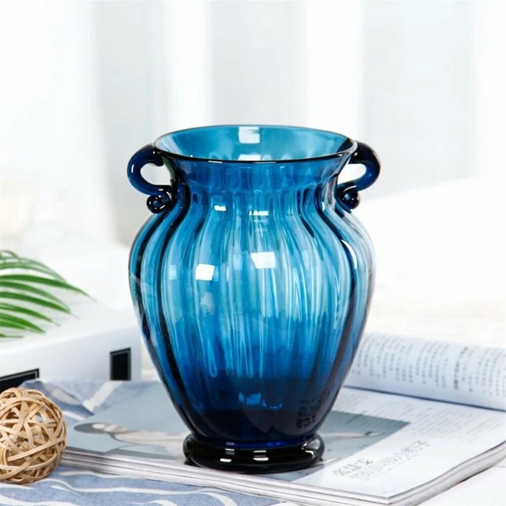 Ваза, 21 см , Стекло KL