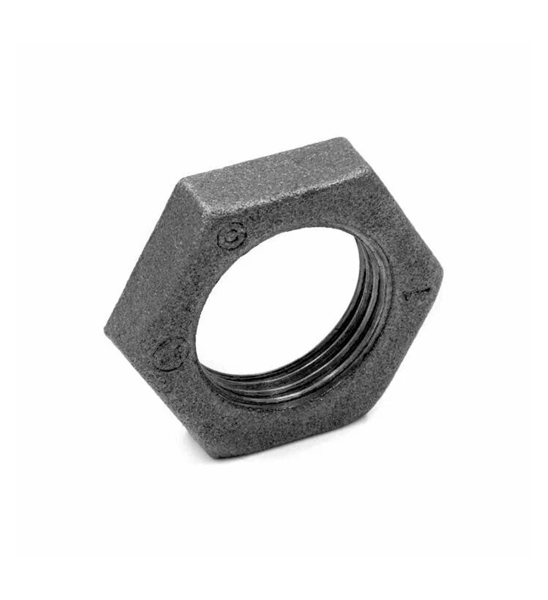 Контргайка Fittex PLUS Ду 25, чугун, черная, внутренняя-внутренняя резьба, диаметр 1",