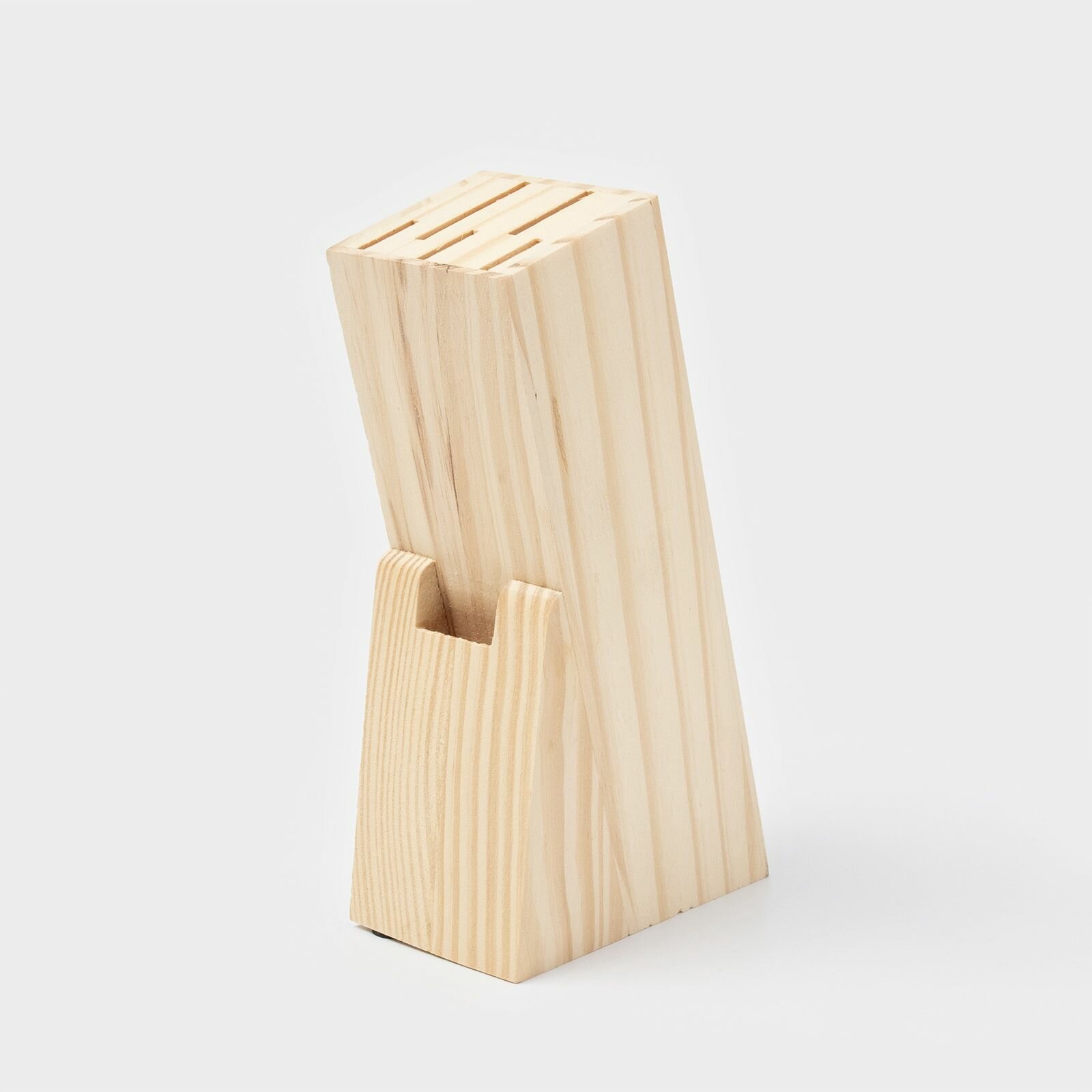 Подставка для ножей, деревянная