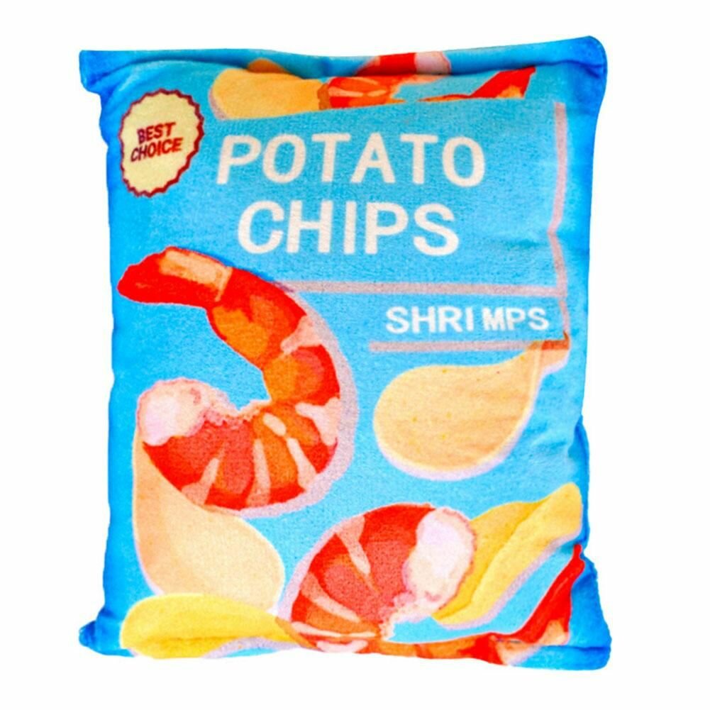 Плюшевая игрушка для собак с имитацией картофельных чипсов/плюшевая игрушка со звуком домашнего животного