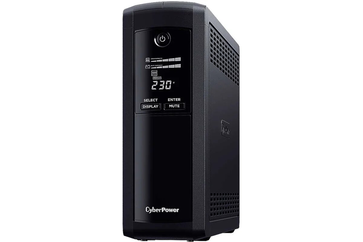 ИБП CyberPower VP1600ELCD черный, линейно-интерактивный, 1600ВА/960 Вт, 5 евророзеток (Schuko)