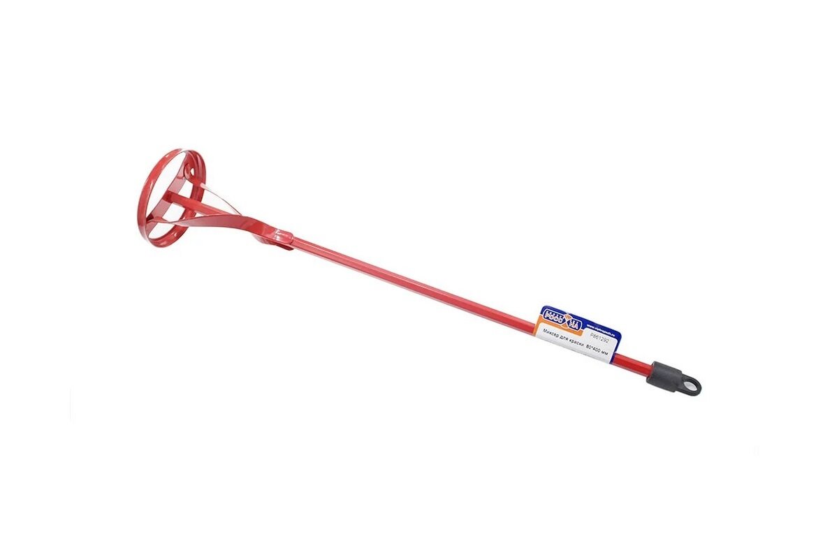 Миксер для краски россна, металлический, окрашенный, шестигранный хвостовик