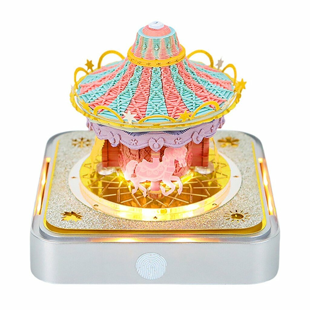 Настольный Календарь на 2025 год, Вырезанный Из Люминесцентной Бумаги, Отрывной Английский Календарь-Карусель