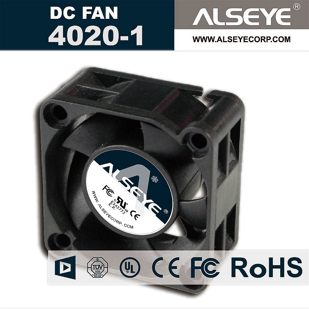 ALSEYE 4020 DC Вентилятор охлаждения 12v 0.16A 6000RPM hydraulic bearing mini cooler 40mm Вентилятор radiator 40 x 40 x 20mm high quality Вентилятор