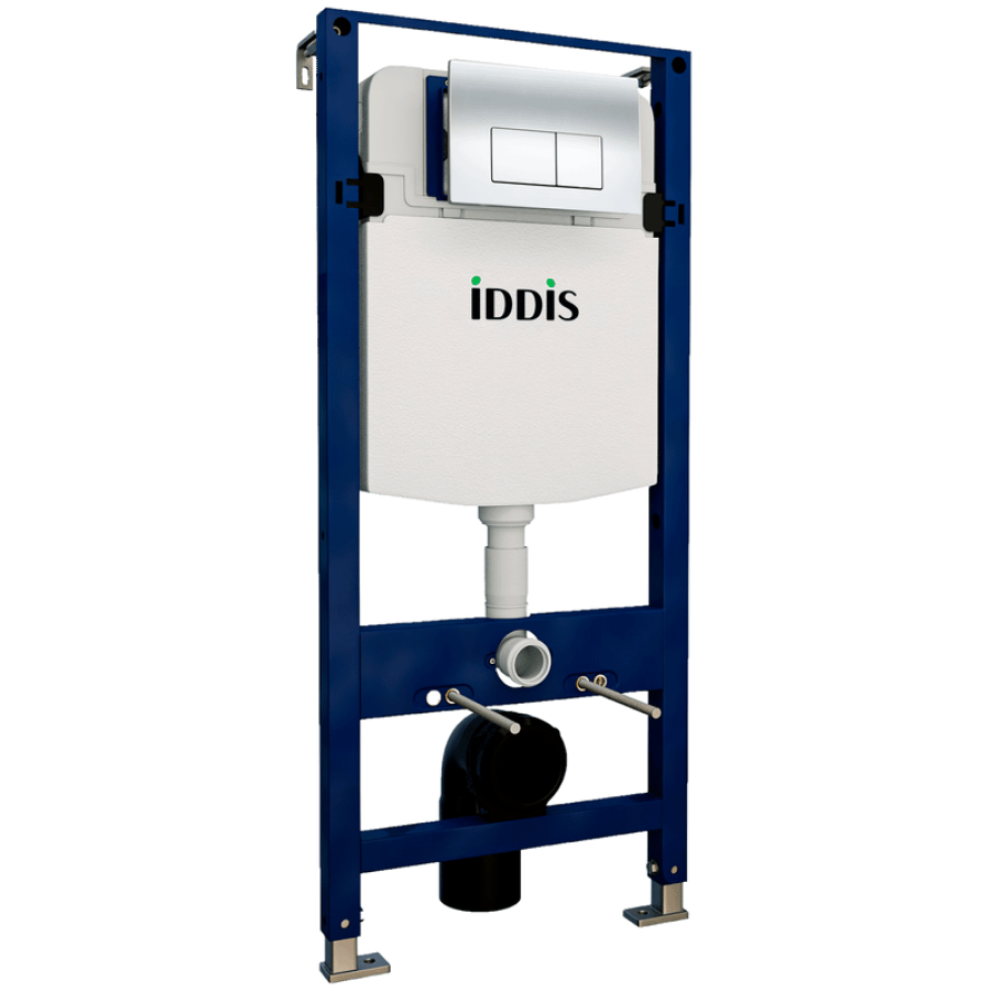 Система инсталляции для унитазов IDDIS Optima Home OPH00GCi32K с кнопкой смыва, хром