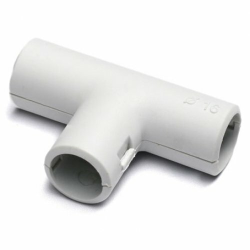 Тройник открывающийся для трубы диаметром 16 мм 20шт/уп.