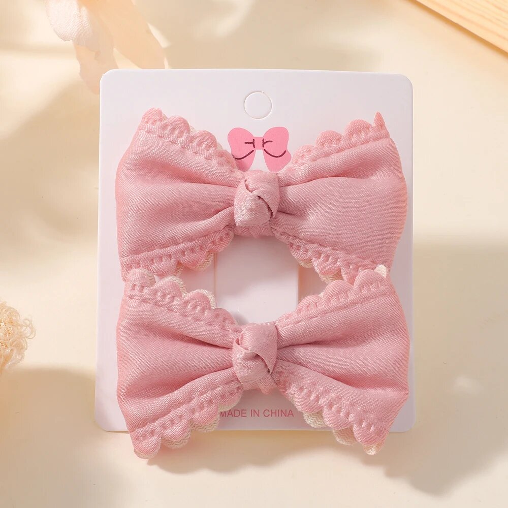 BABY BOWS Заколки для волос детские 2 шт Розовый, FJ5058-2A-2