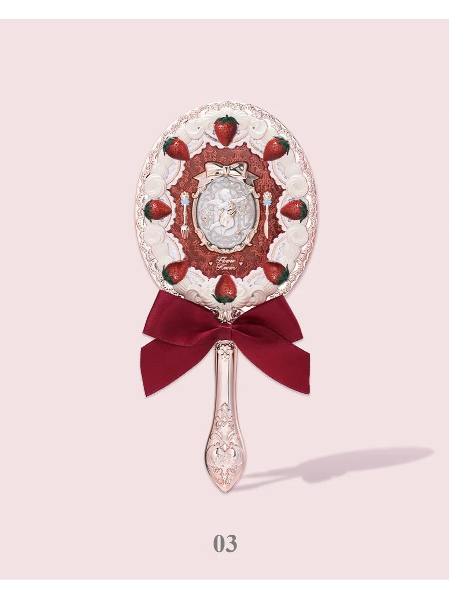Зеркало ручкой Strawberry Cupid Red Velvet