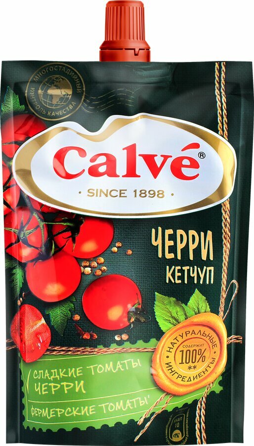 Кетчуп CALVE с помидорами черри, 350г